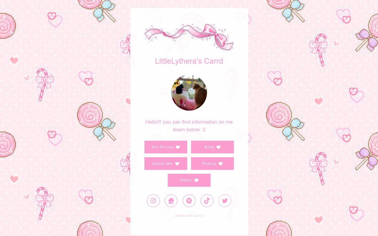 Little Lythera's Carrd